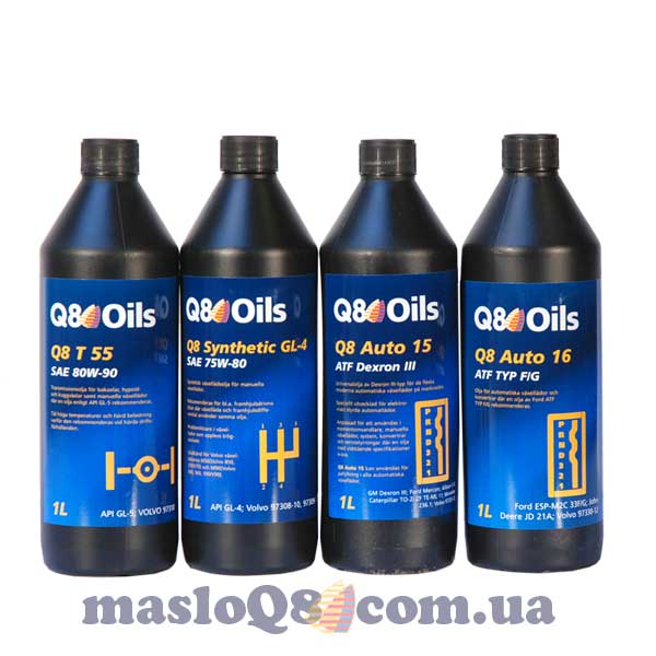 Трансмісійна олива Q8 AUTO 15 ATF GM DEXRON III 20л | Масло Q8 ...