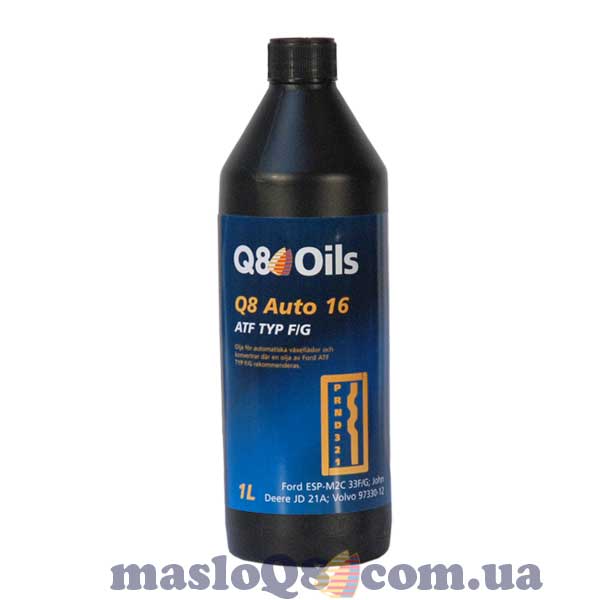 Трансмісійна олива Q8 ATF F/G 1л | Масло Q8. Інтернет-магазин Q8Oils ...